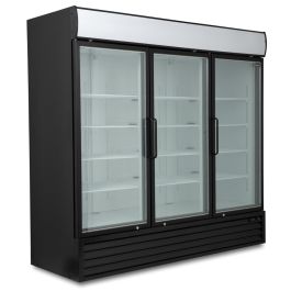 1750L Triple Hinged Glass Door Freezer Display Merchandiser - Blizzard ...