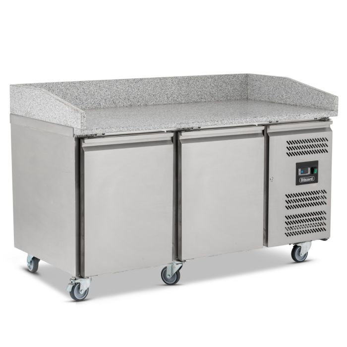 2 Door Pizza Prep Counter 390L - Blizzard Catering Equipment
